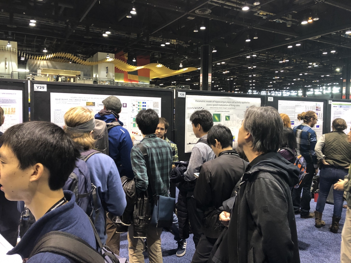 Popular poster session at SfN in Chicago – Buzsaki Lab