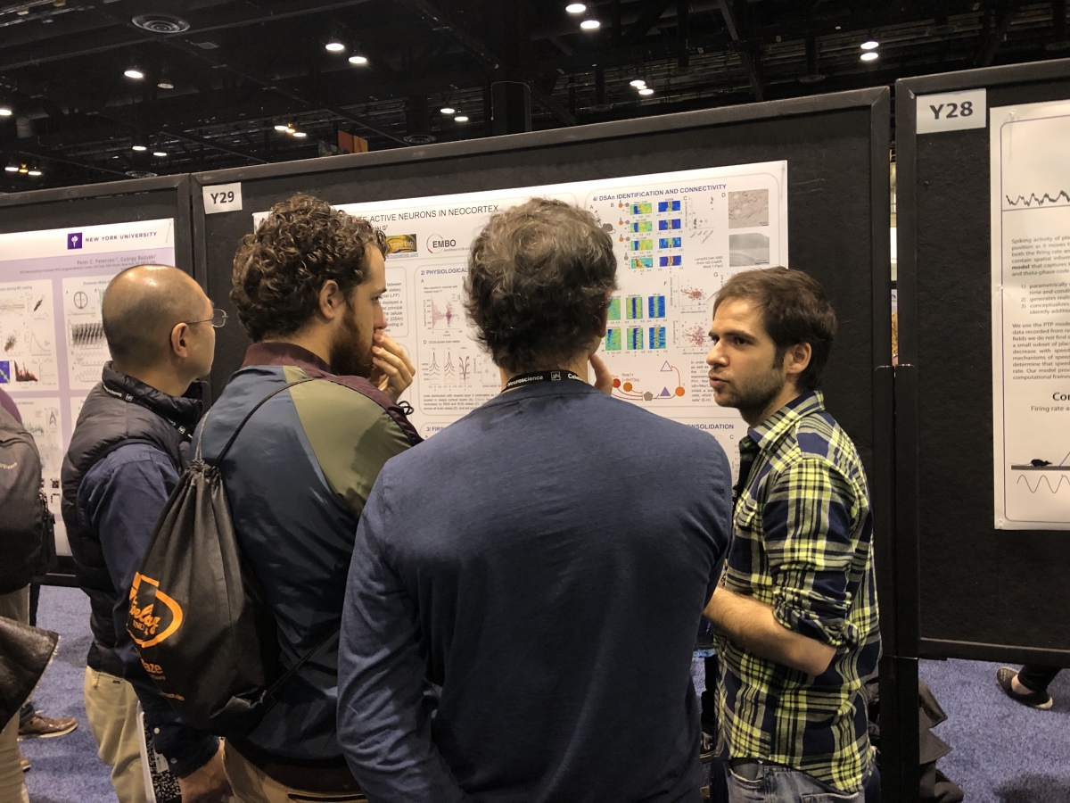 Popular poster session at SfN in Chicago – Buzsaki Lab