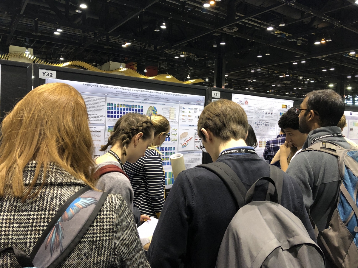 Popular poster session at SfN in Chicago – Buzsaki Lab